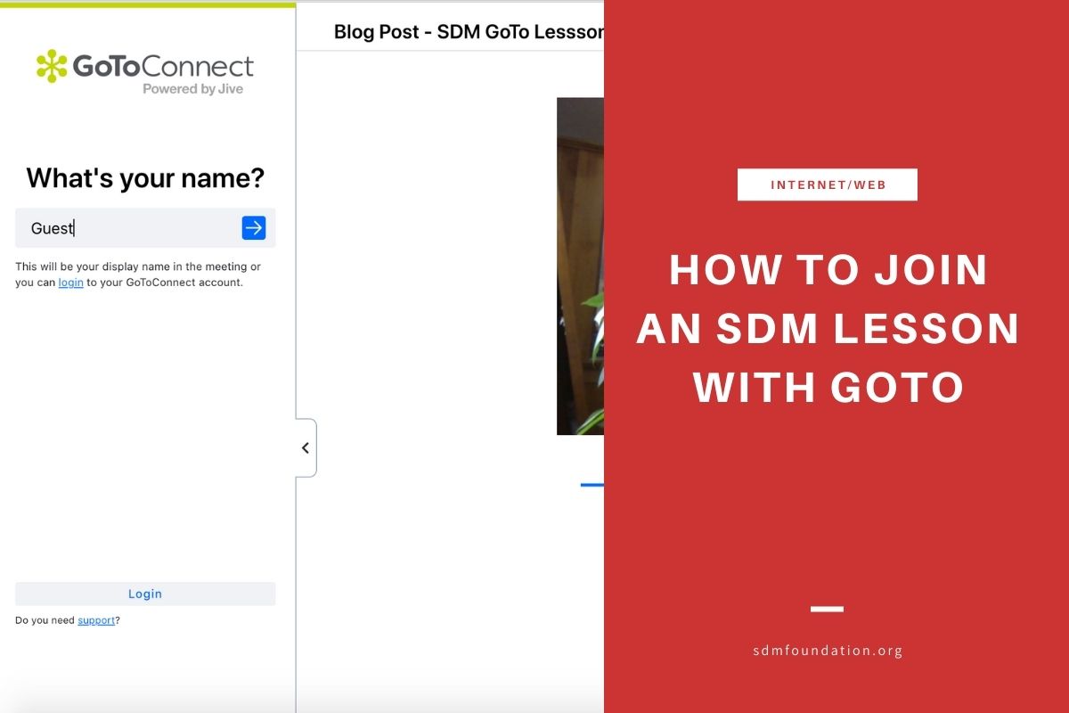 How to Attend an SDM Lesson using GoTo - SDM Foundation