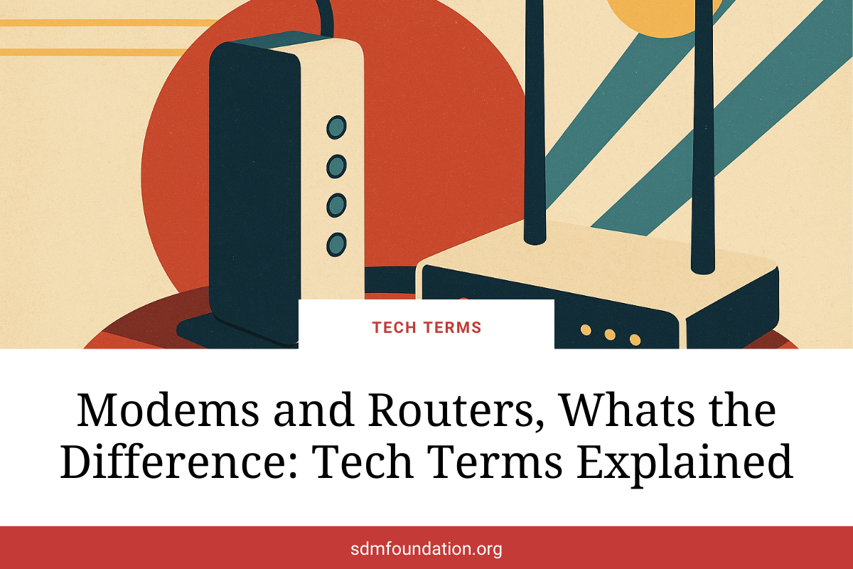 Modems and Routers, What's the Difference: Tech Terms Explained - SDM ...
