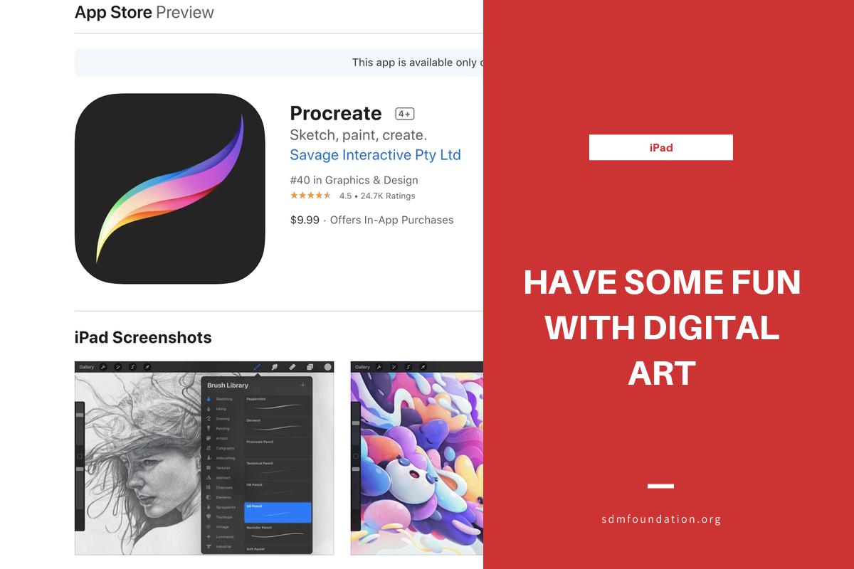 How to Have Fun with Digital Art using Procreate! - SDM Foundation