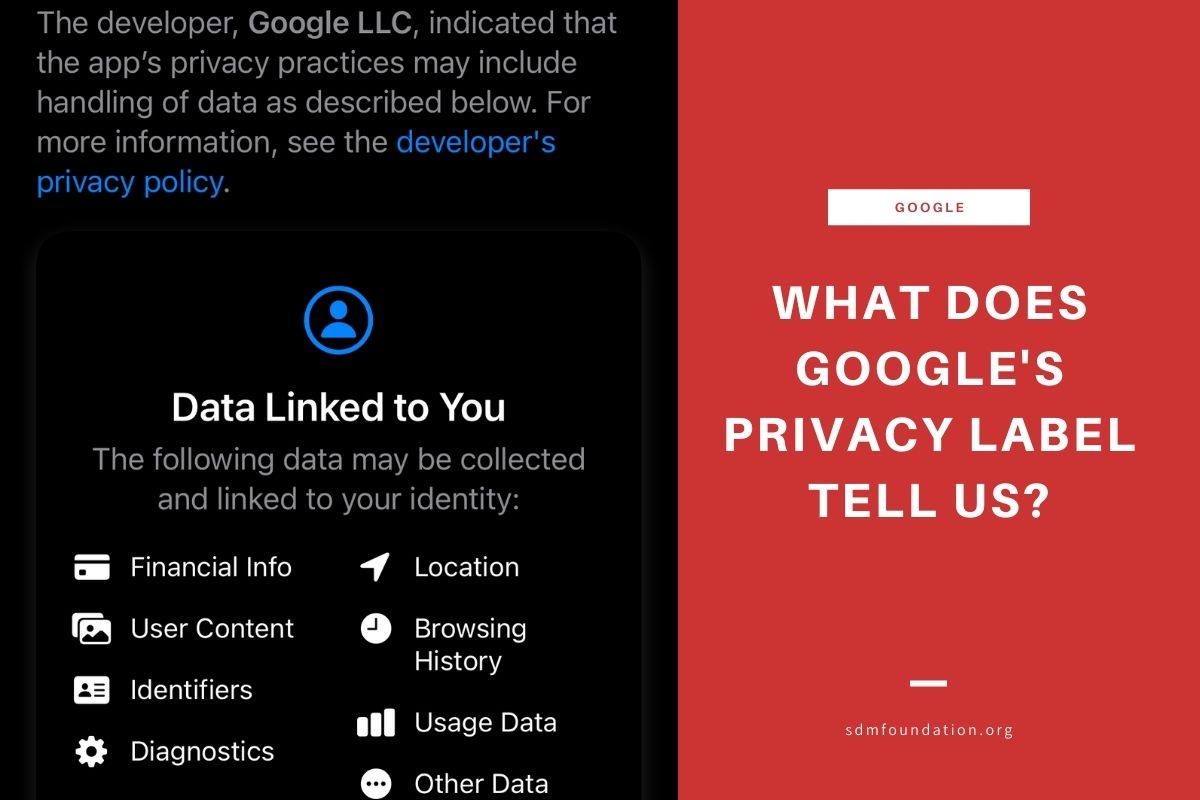 What does Google's Privacy Label Tell Us? - SDM Foundation
