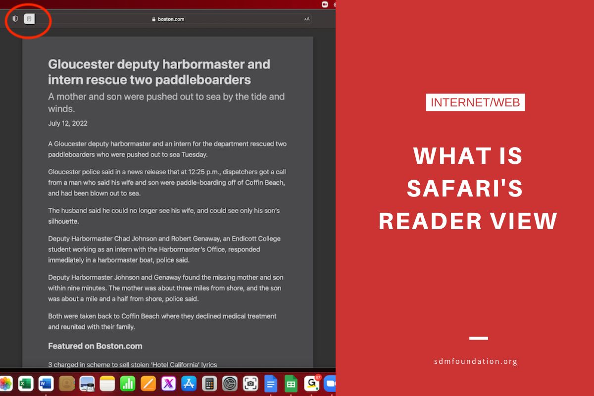 What is Safari's Reader View? - SDM Foundation