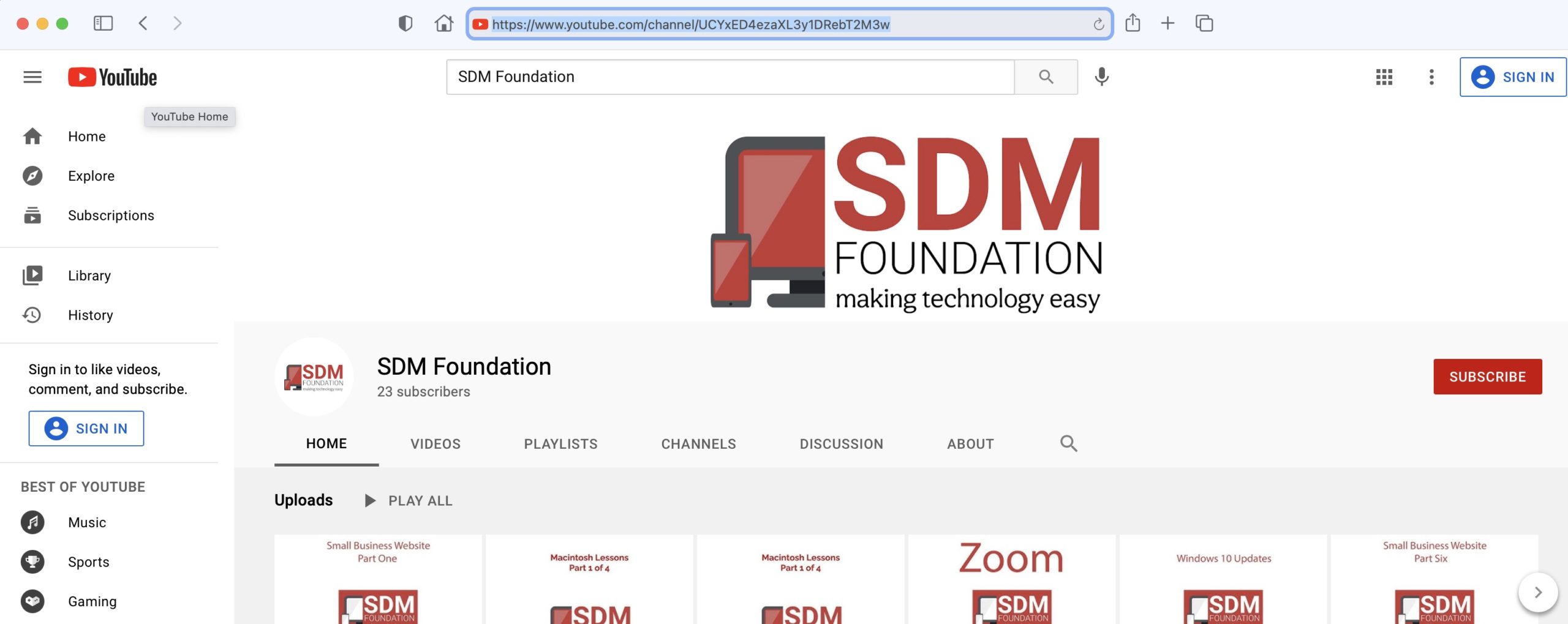 Self-Study OLD - SDM Foundation