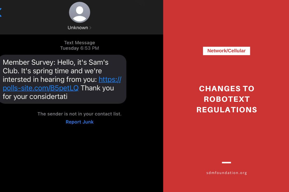 New Robotext Regulations Aim to Reduce Unwanted Text Messages - SDM Foundation
