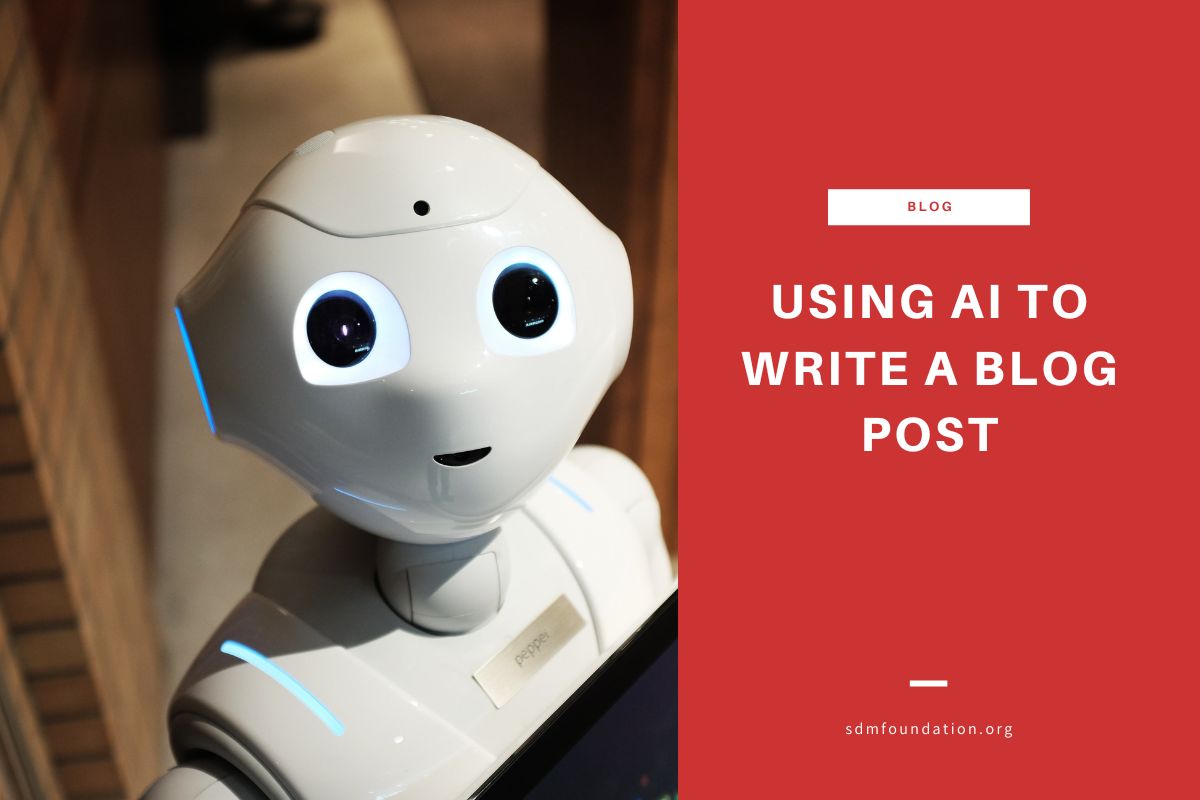 using AI to write a blog post